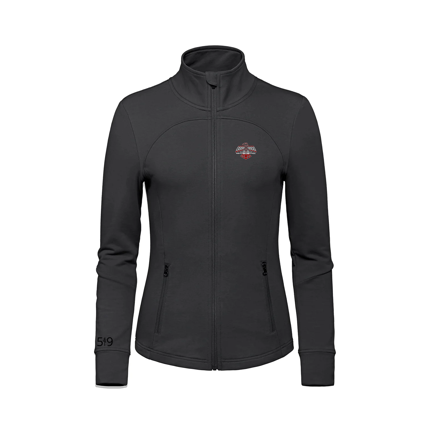 EMILY CARR EMBROIDERED FRENCH TERRY ZIP-UP (WOMENS) – 519 Clothing Co.