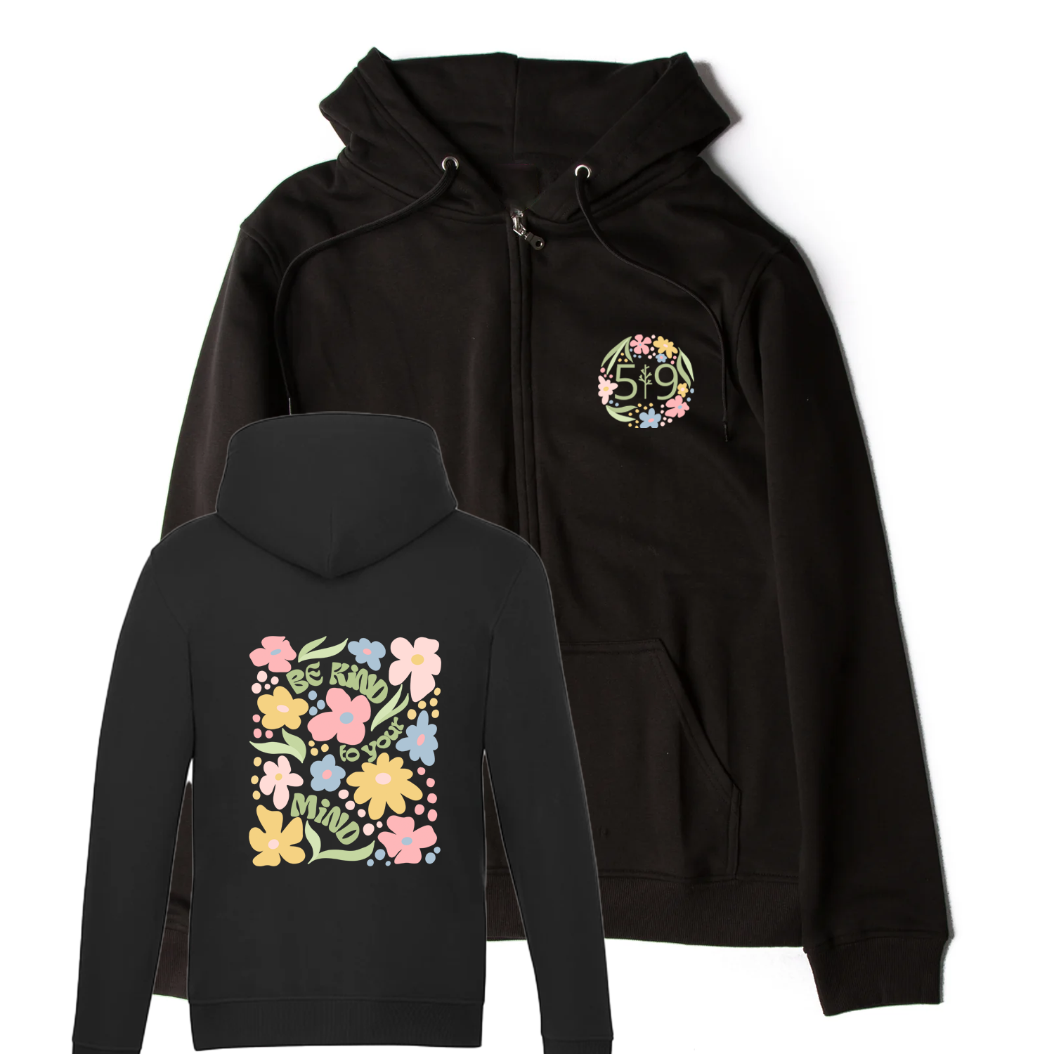 BE KIND TO YOUR MIND ZIP-UP (UNISEX) – 519 Clothing Co.