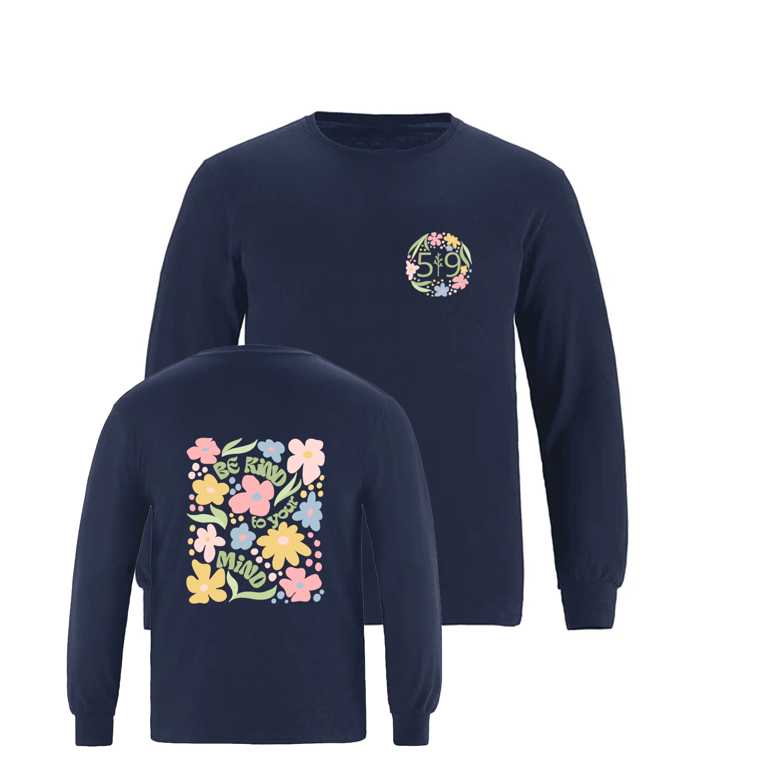 BE KIND TO YOUR MIND LONG SLEEVE (YOUTH) – 519 Clothing Co.