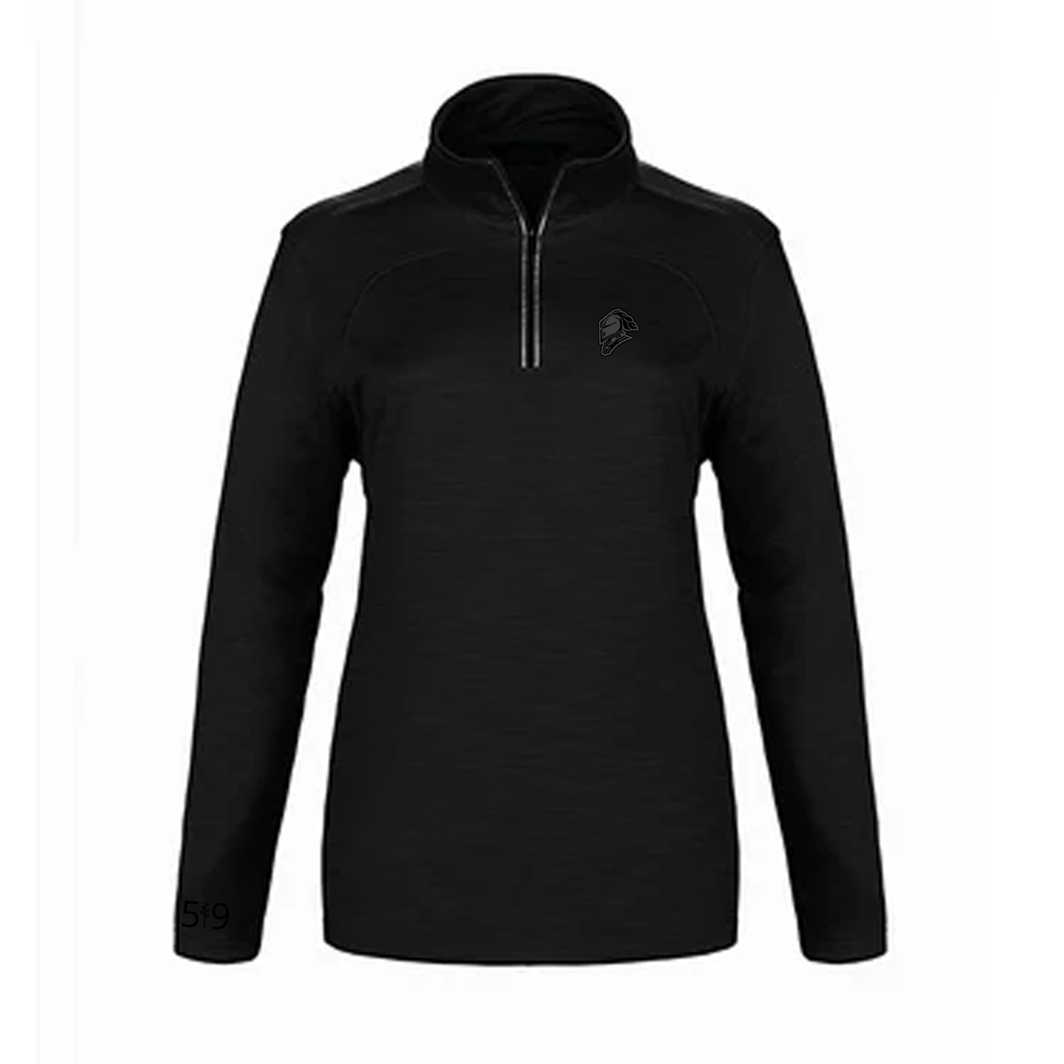 BLACK OUT KNIGHTS EMBROIDERED PREMIUM ATHLETIC 1/4 ZIP (WOMENS) – 519 ...