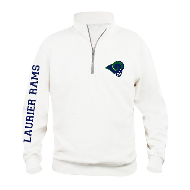 LAURIER RAMS SLEEVE LOGO 1/4 ZIP (UNISEX) – 519 Clothing Co.