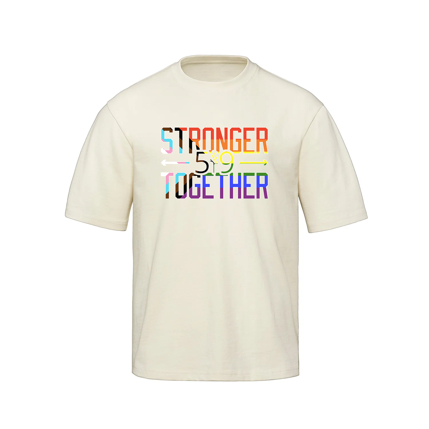 PRIDE STRONGER TOGETHER OVERSIZED TEE (UNISEX) – 519 Clothing Co.