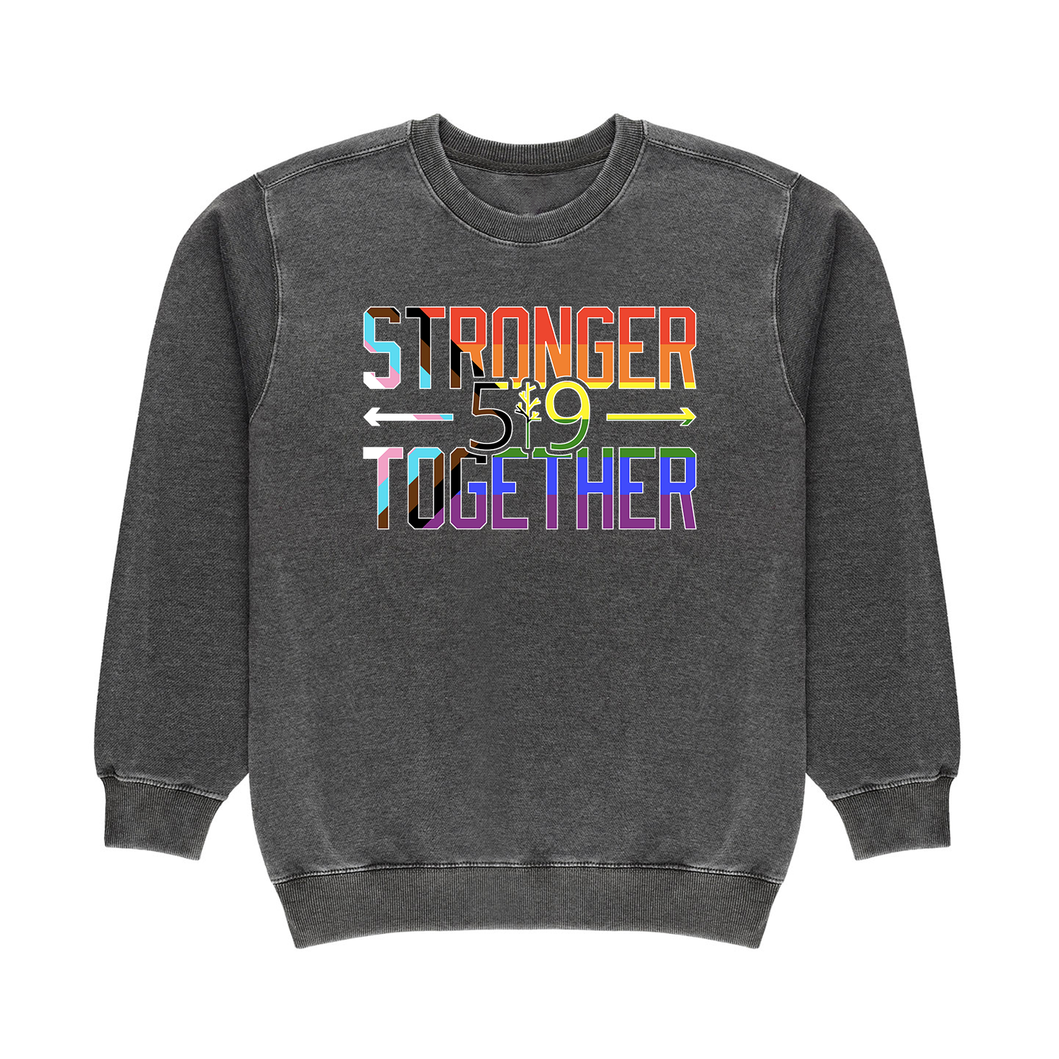 PRIDE STRONGER TOGETHER VINTAGE CREW (UNISEX) – 519 Clothing Co.
