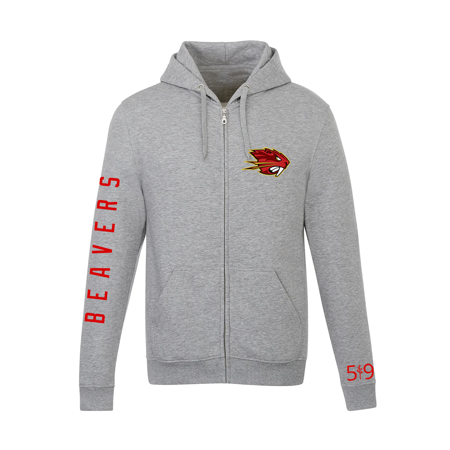 LORD DORCHESTER SLEEVE LOGO ZIP UP (UNISEX) – 519 Clothing Co.