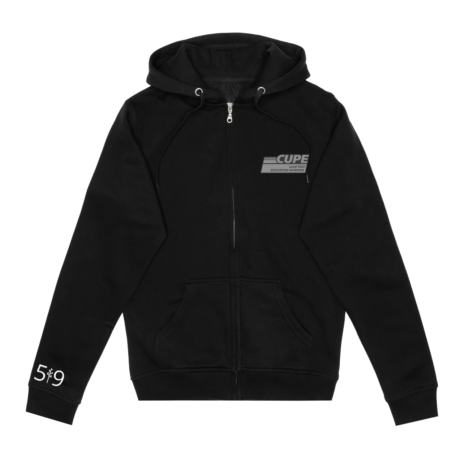 CUPE 4222 MONOCHROME ZIP-UP (UNISEX) – 519 Clothing Co.