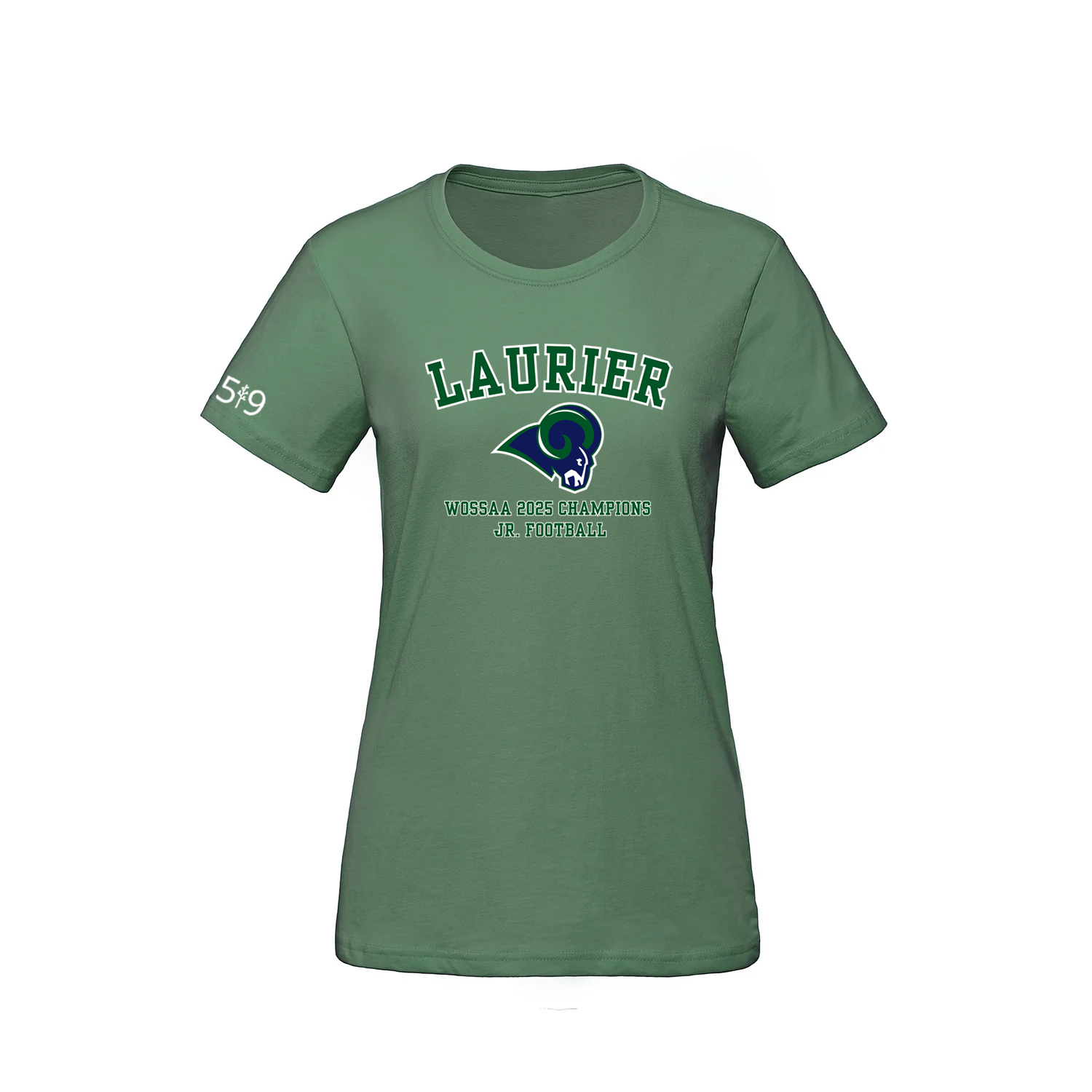 LAURIER JR FOOTBALL CHAMPS TEE (WOMENS) – 519 Clothing Co.